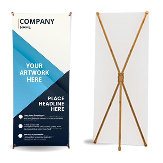 Bamboo X banner Stands – Signagewala