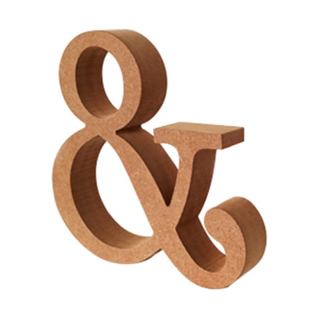 Unpainted MDF Letters And Numbers Signagewala